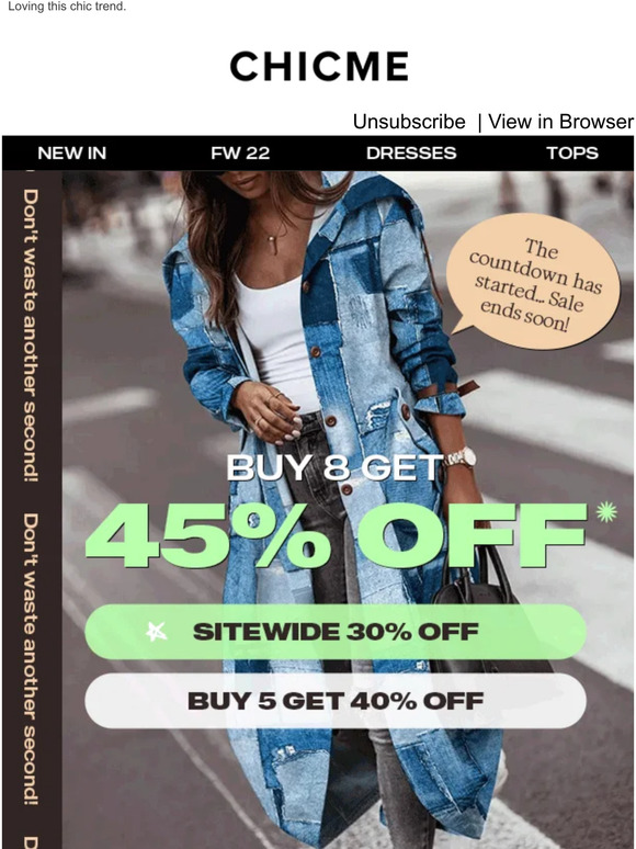 Chicme: The countdown has started!💗Catch the HOT items. | Milled