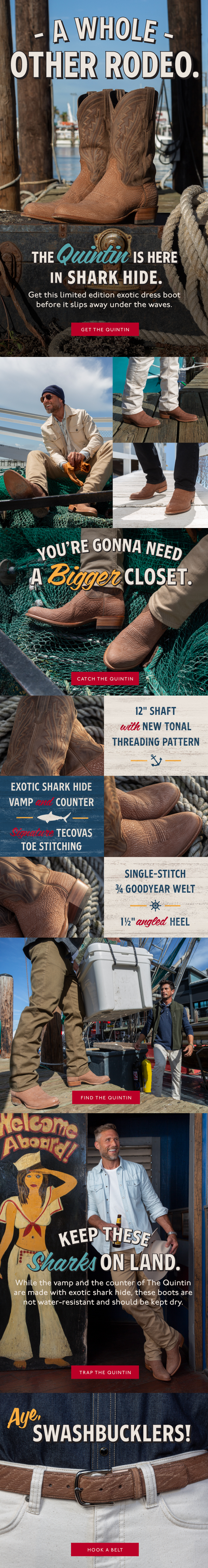 Tecovas: Limited edition Quintin is here in shark! | Milled