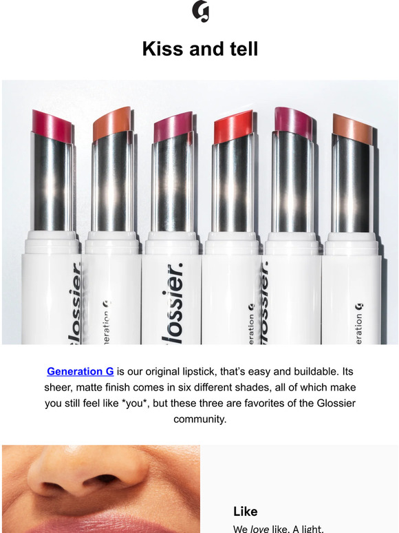 Glossier: Meet our top Gen G shades | Milled