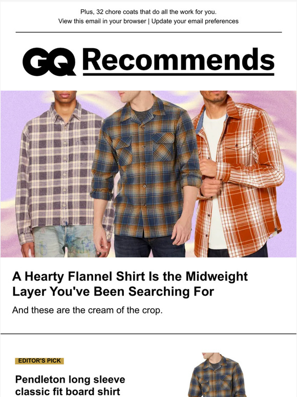 GQ: The Best Flannel Shirts That Make Every Season Better | Milled