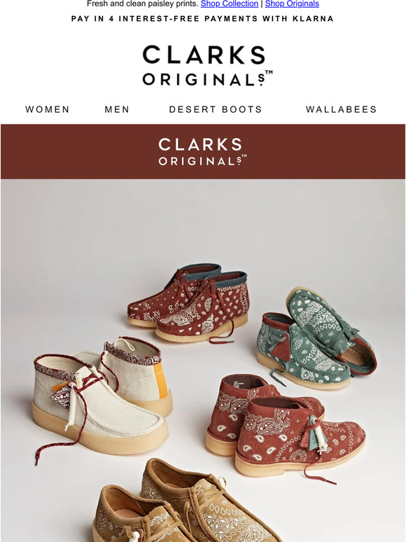 Clarks: Bold, original style with timeless patterns | Milled