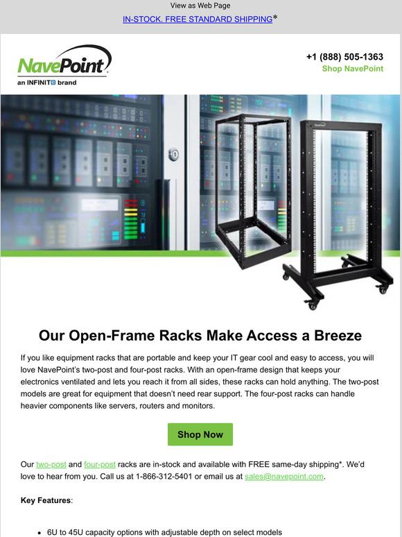 NavePoint: Keep Your Gear Cool and Accessible with 2-Post and 4-Post ...