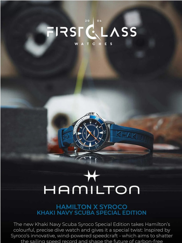 First Class Watches: Introducing The New Hamilton x Syroco Khaki Navy ...