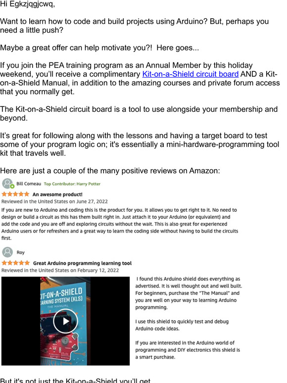 Programming Electronics Academy: Labor Day Special Offer Kick Off ...