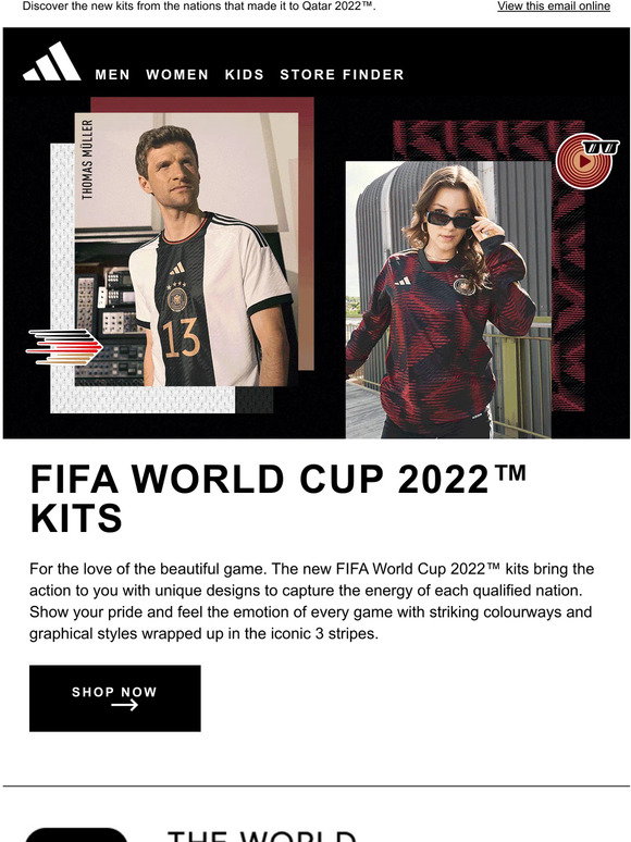adidas: THE NEW ADIDAS FIFA WORLD CUP 2022™ KITS ARE AVAILABLE | Milled
