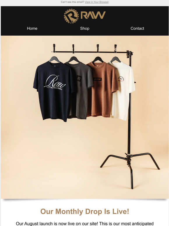 Raw Nutrition: SHOP THE DROP! New Products Available Now 🔥 | Milled