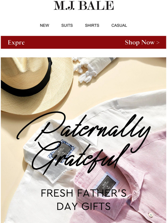 M.J. Bale: Last Minute Father’s Day Gifts | Milled