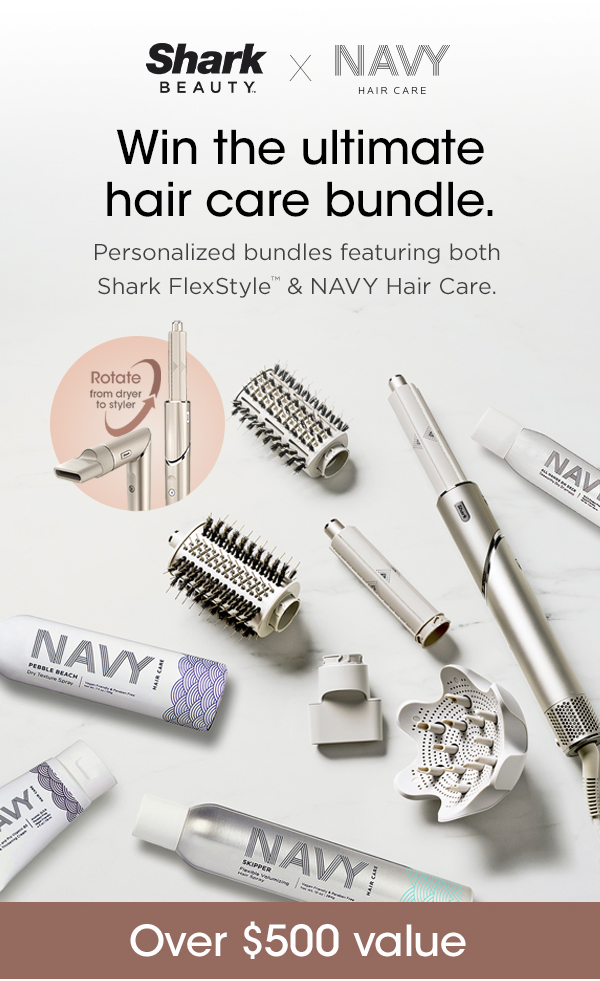 Shark: Shark Beauty. NAVY Hair Care. The perfect giveaway. | Milled