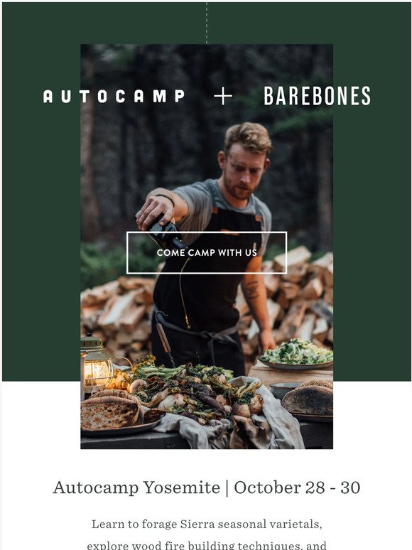 Barebones: Autocamp Yosemite x Barebones | Milled
