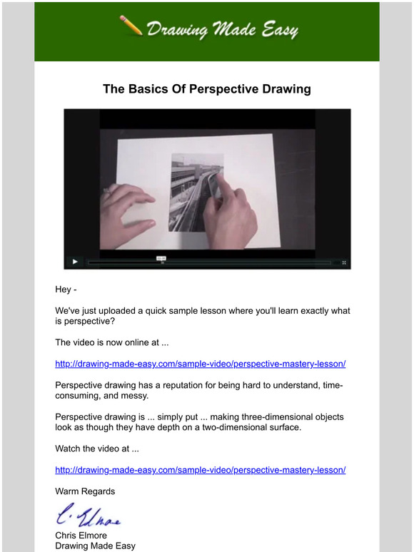 Drawing Made Easy: — - the basics of Perspective Drawing [VIDEO] | Milled