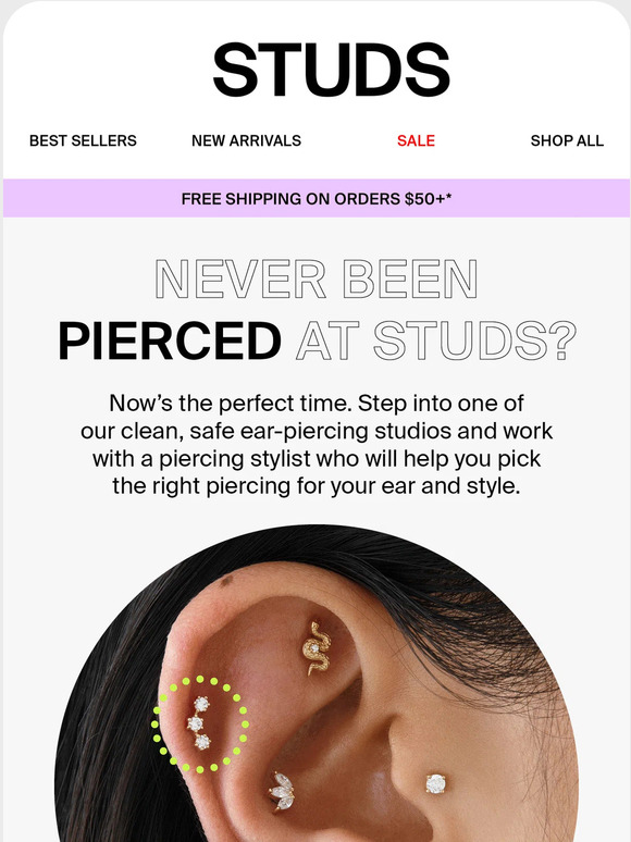 Studs: Want a piercing? | Milled