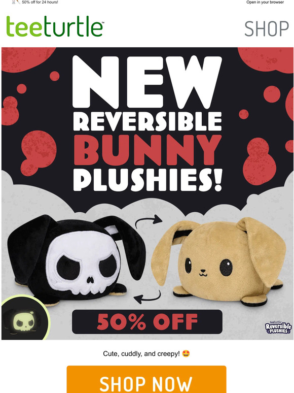 TeeTurtle: 2 new SCARY bunny plushies! | Milled