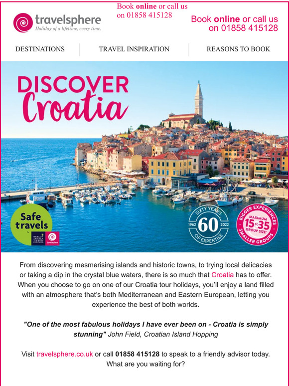 Travelsphere: Discover beautiful Croatia | Milled