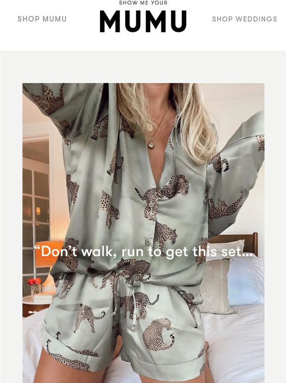 Show Me Your Mumu: Our most loved PJ set is BACK! | Milled