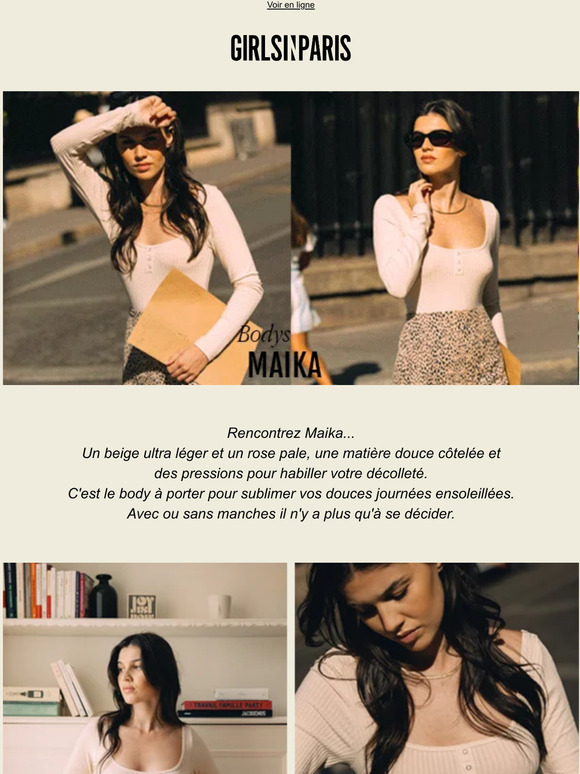 Girls in Paris: Maika : nos nouveaux bodys made in Portugal | Milled