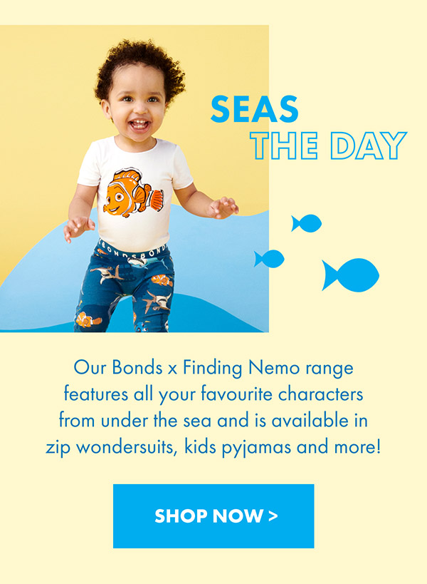 Bonds: Our exclusive new Bonds x Finding Nemo range is here! | Milled