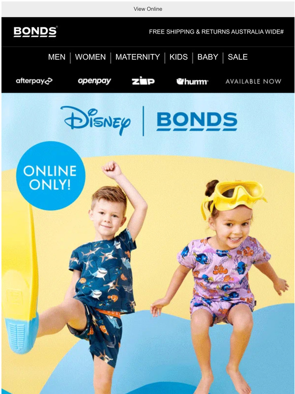 Bonds: Our exclusive new Bonds x Finding Nemo range is here! | Milled