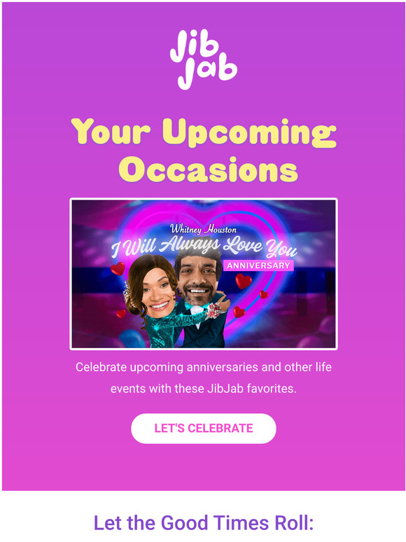 JibJab: It's Time to Celebrate 🎉 | Milled