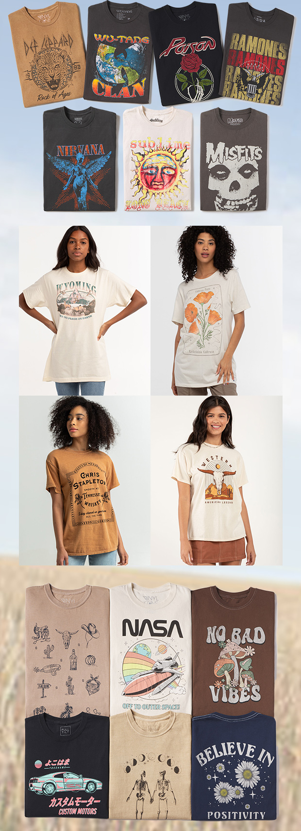 Tilly's: 💖 It's New! Graphic Tees | Western Boots | Milled