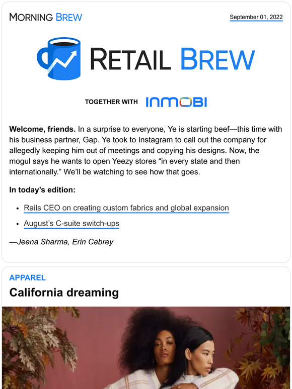 Morning Brew: ☕ On the rails | Milled