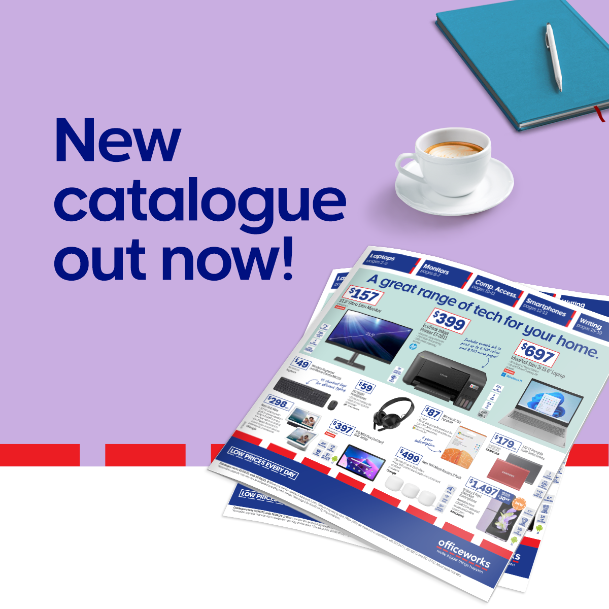 Officeworks: New catalogue out | Milled