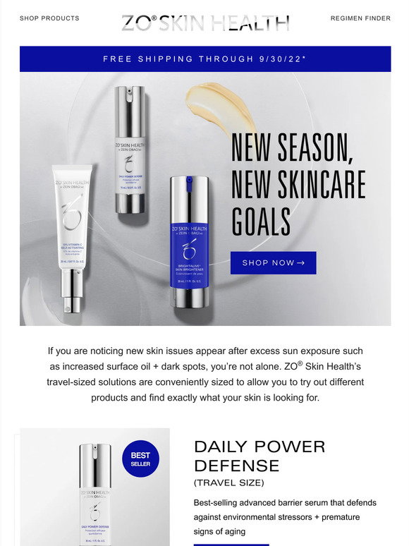 ZO Skin Health: Curious About a ZO® Product? Try Our Travel Sizes | Milled