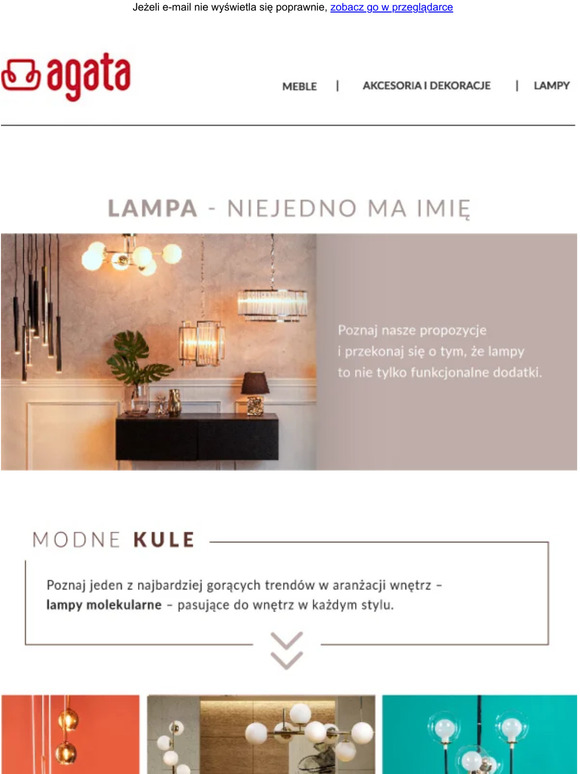 Agata: LAMPA niejedno ma imię | Zobacz nasze propozycje >> | Milled