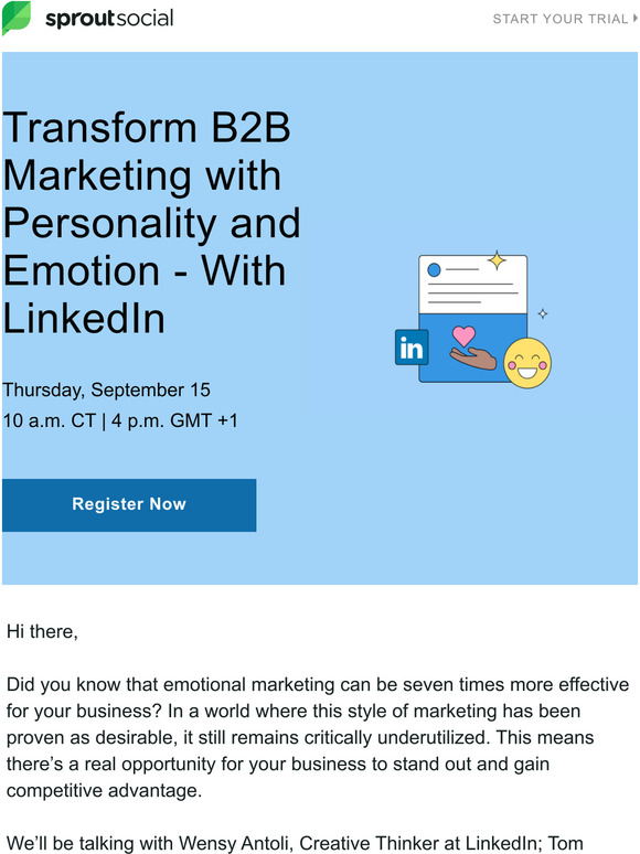 Sprout Social: Transform B2B Marketing with Personality & Emotion | Milled