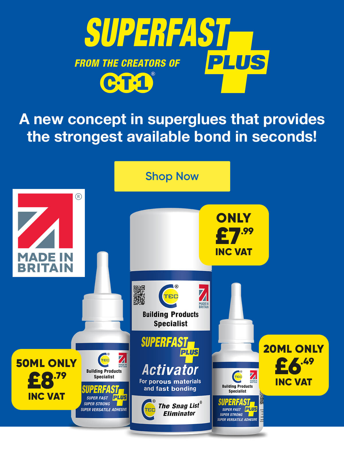 Toolstation: Superfast Plus | A new concept in superglue | Milled