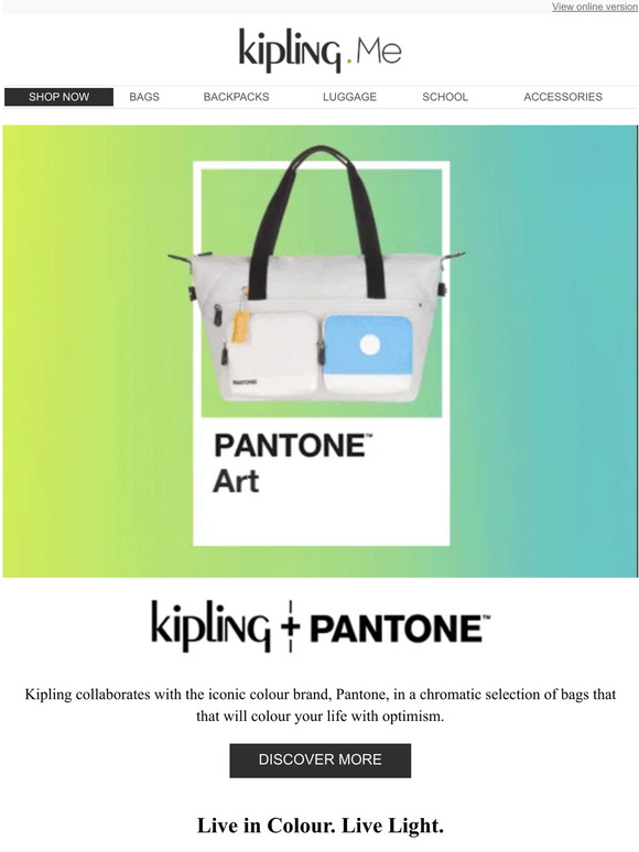 Kipling: Introducing our Kipling x Pantone collection | Milled