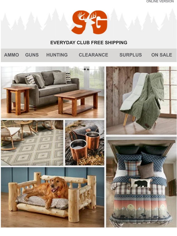 Sportsman's Guide: Your New Furniture Just Arrived | Milled