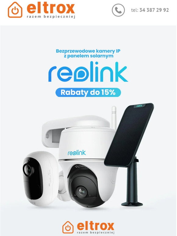 Eltrox: ☰ Poznaj produkty Reolink w Eltrox - Rabaty do -15%! | Milled