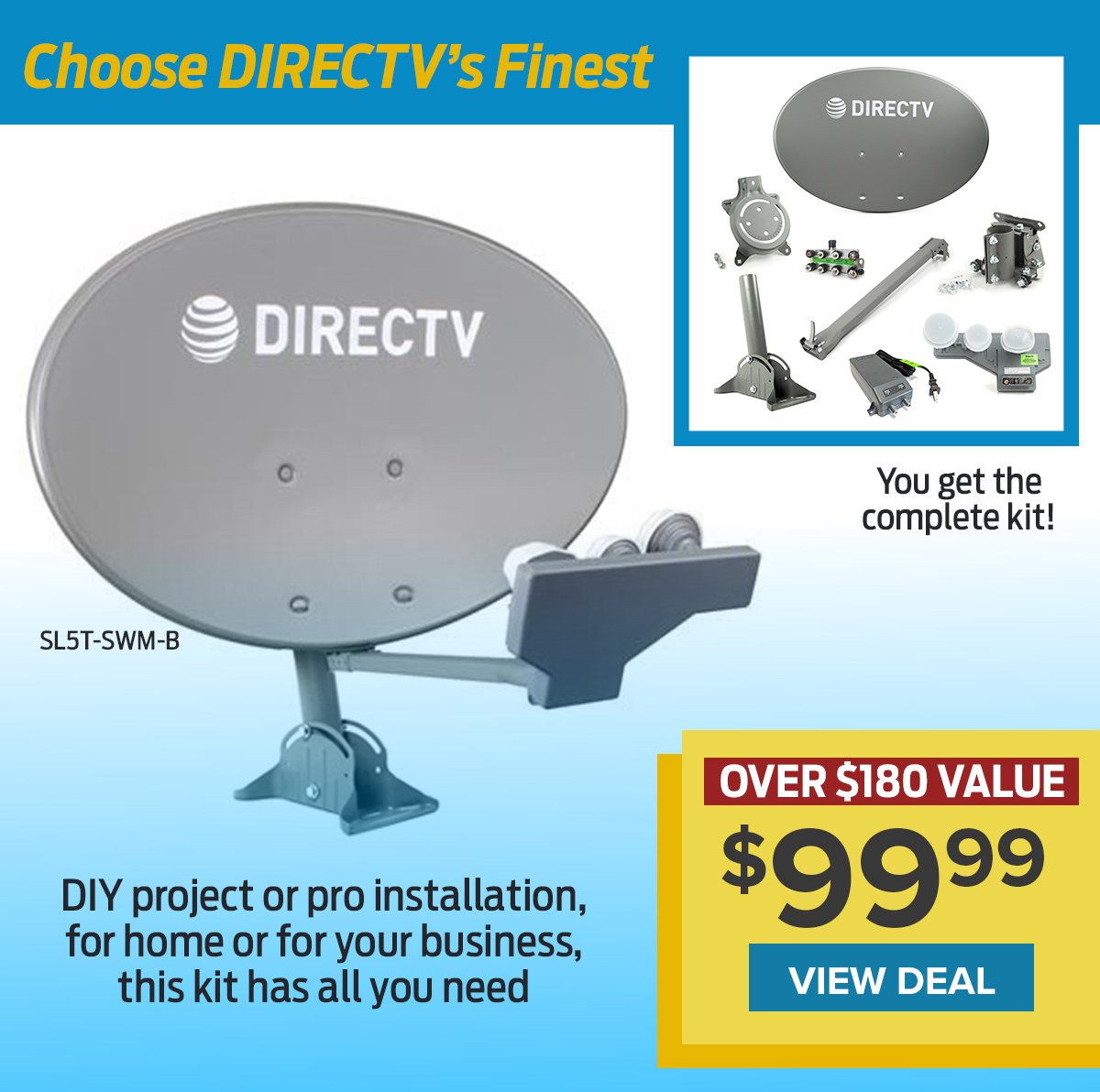 Solid Signal: See DIRECTV's most popular satellite dish! | Milled