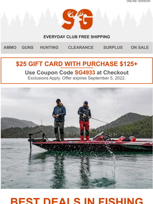 Sportsman's Guide: Fishing Deals: Daiwa Reels Buy 1, Get 1 and More ...