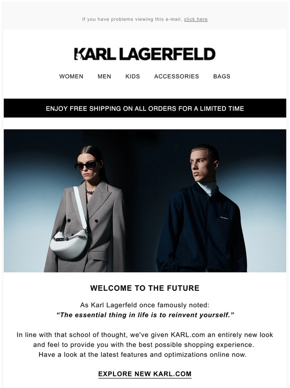 Karl Lagerfeld: The next generation of KARL.com is here | Milled