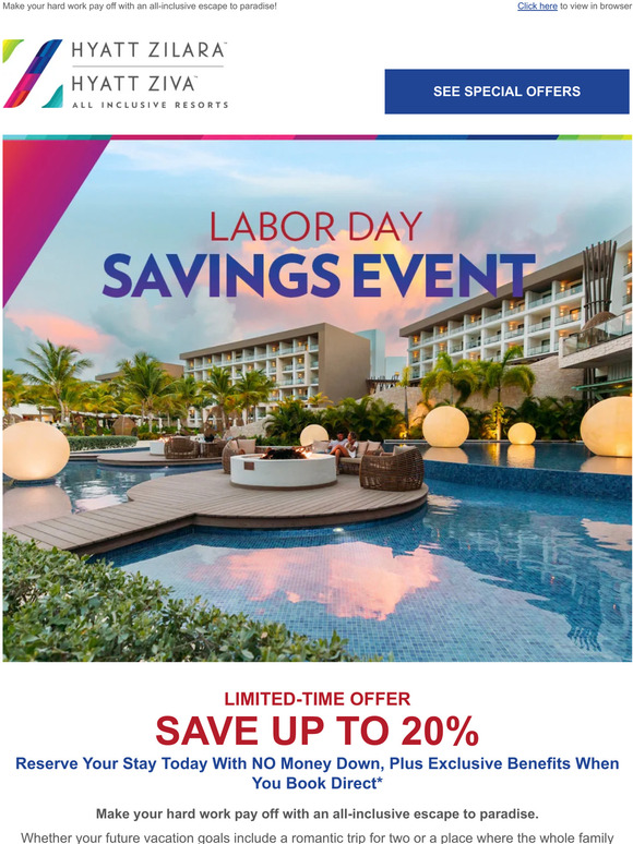 Playa Hotels & Resorts: Summer’s Last Hurrah: Labor Day Deals Start Now ...