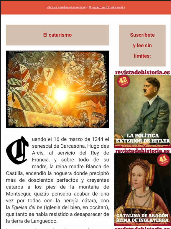 Revista de Historia: El catarismo | Milled