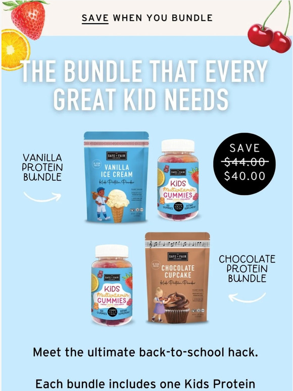 Safe + Fair: Here's a Helpful Hack to Kids Nutrition 🥤 ️ | Milled