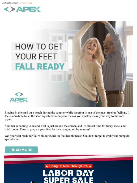 Apex Foot: How to Get Your Feet Fall Ready | Milled