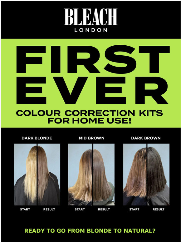 Bleach London: FIRST EVER, all-in-one colour correction kits for ...