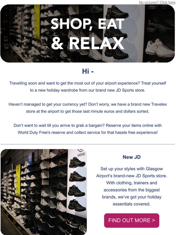 Glasgow Airport: Shop, eat & relax before your flight — 🛍️ | Milled