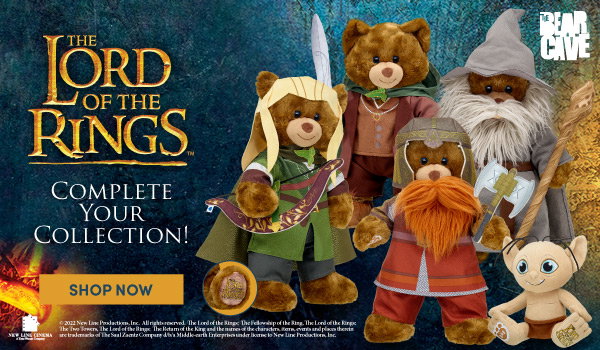 Build-A-Bear: The Journey Continues: NEW Legolas and Gimli Bears Are ...