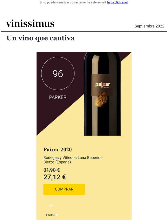 Vinissimus: -15% Paixar 2020, 96 Parker ¡Una mencía top! | Milled