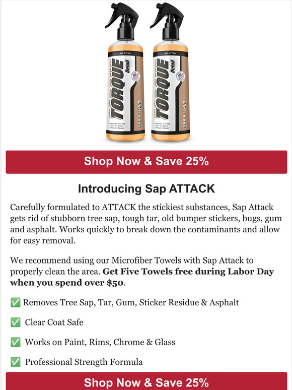 Torque Detail: BRAND NEW: Sap Attack! | Milled