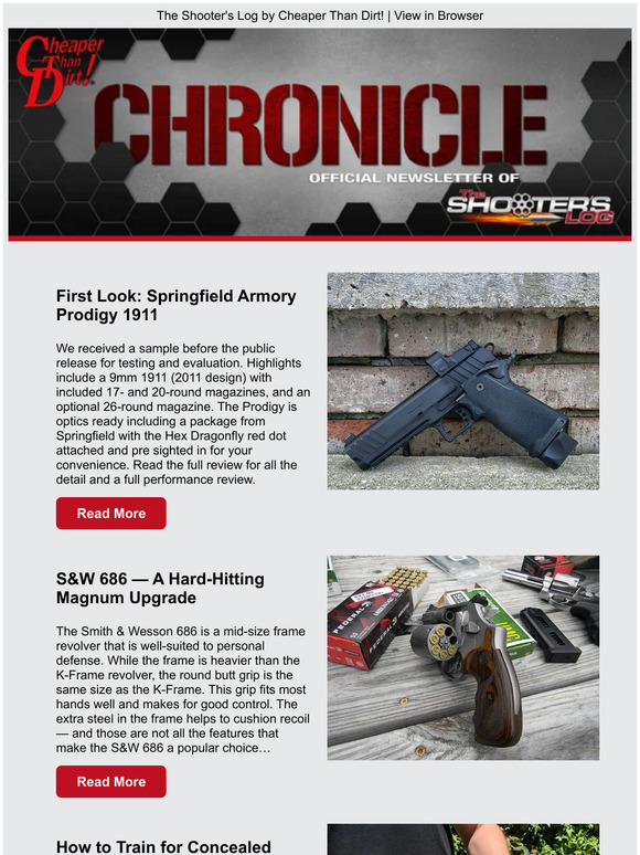 Cheaper Than Dirt: First Look at the Springfield Prodigy 1911, Train ...