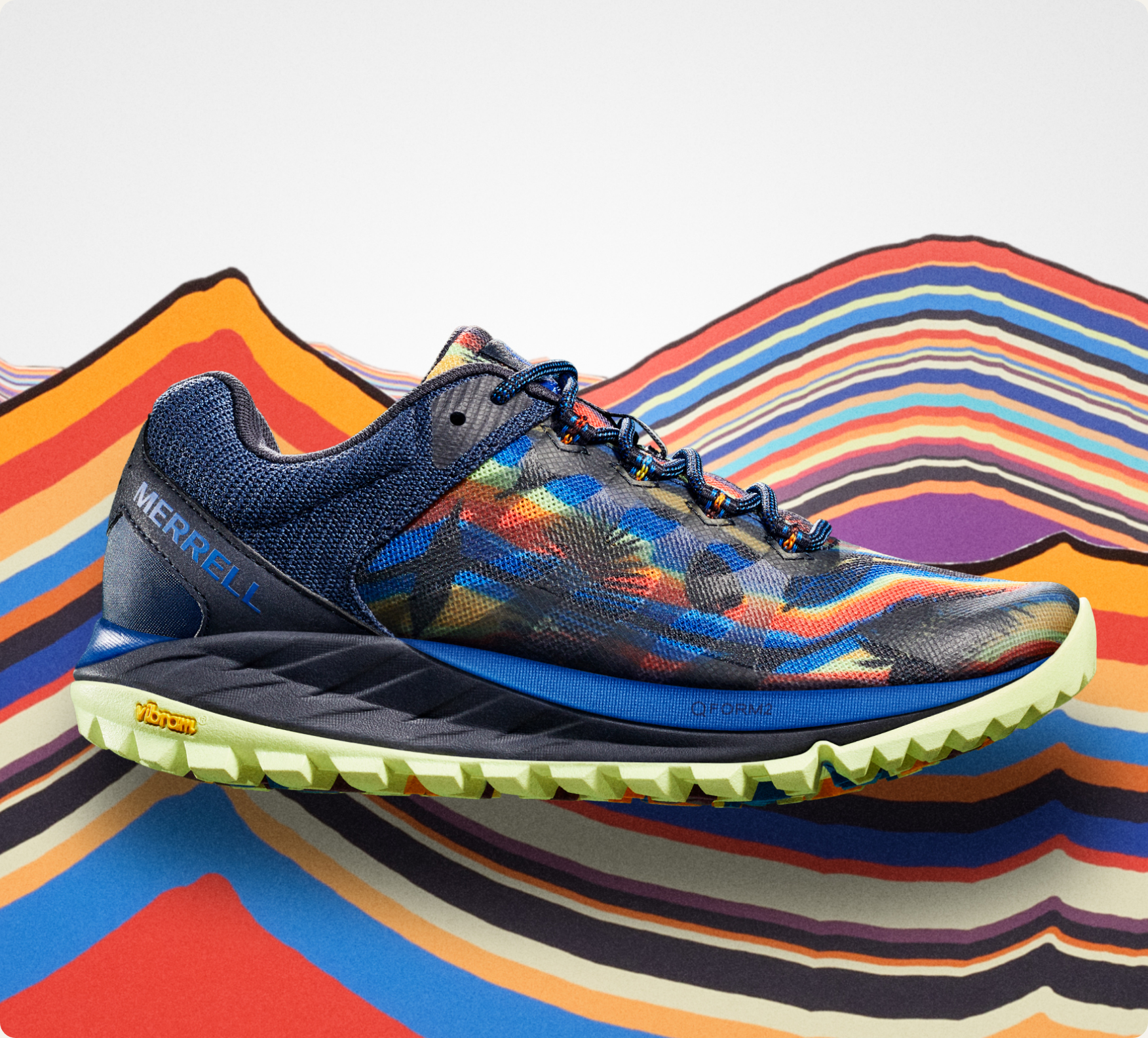 Merrell: Erupt with color when wearing the Rainbow Mountain Nova ...