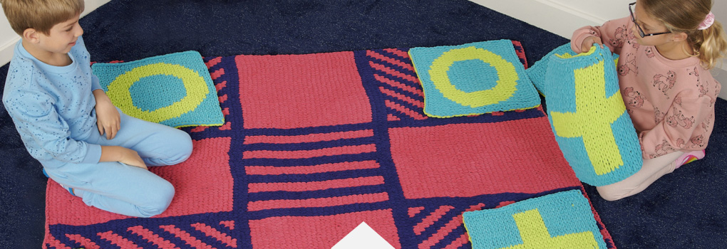 Yarnspirations: Game On! 10 NEW reversible Bernat patterns inside | Milled