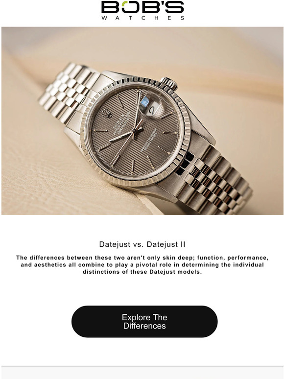 Bob's Watches: Comparing The Most Popular Rolex Model | Milled