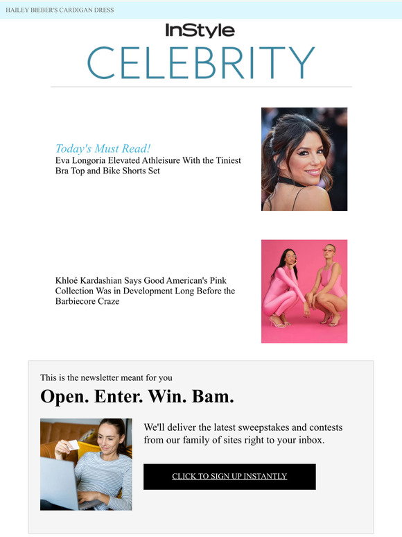 InStyle: Eva Longoria's athleisure set included a teeny tiny bra | Milled