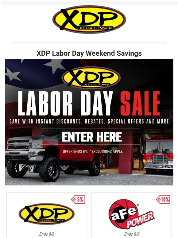 Xtreme Diesel Performance: Labor Day Weekend Savings | Diesel Fuel ...
